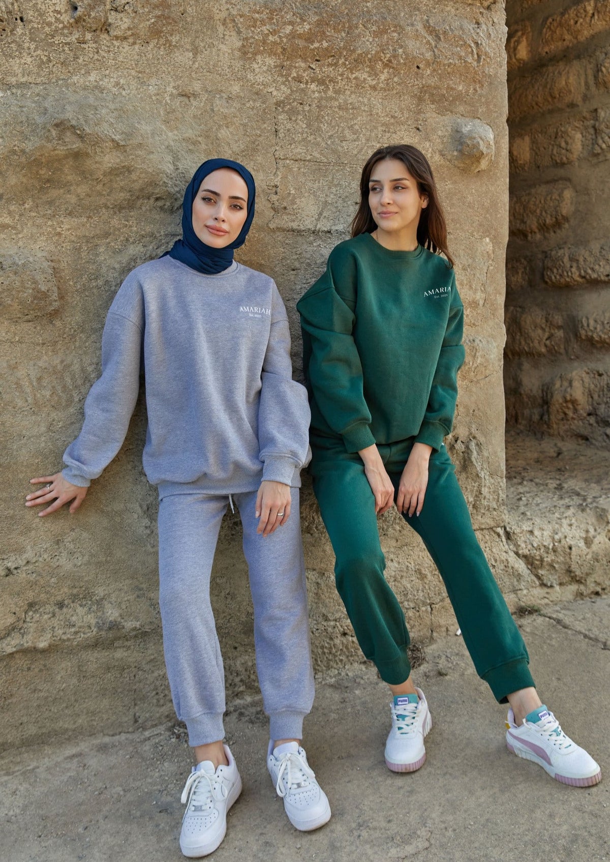 Amariah Relaxed Sweatpants - Heather Grey